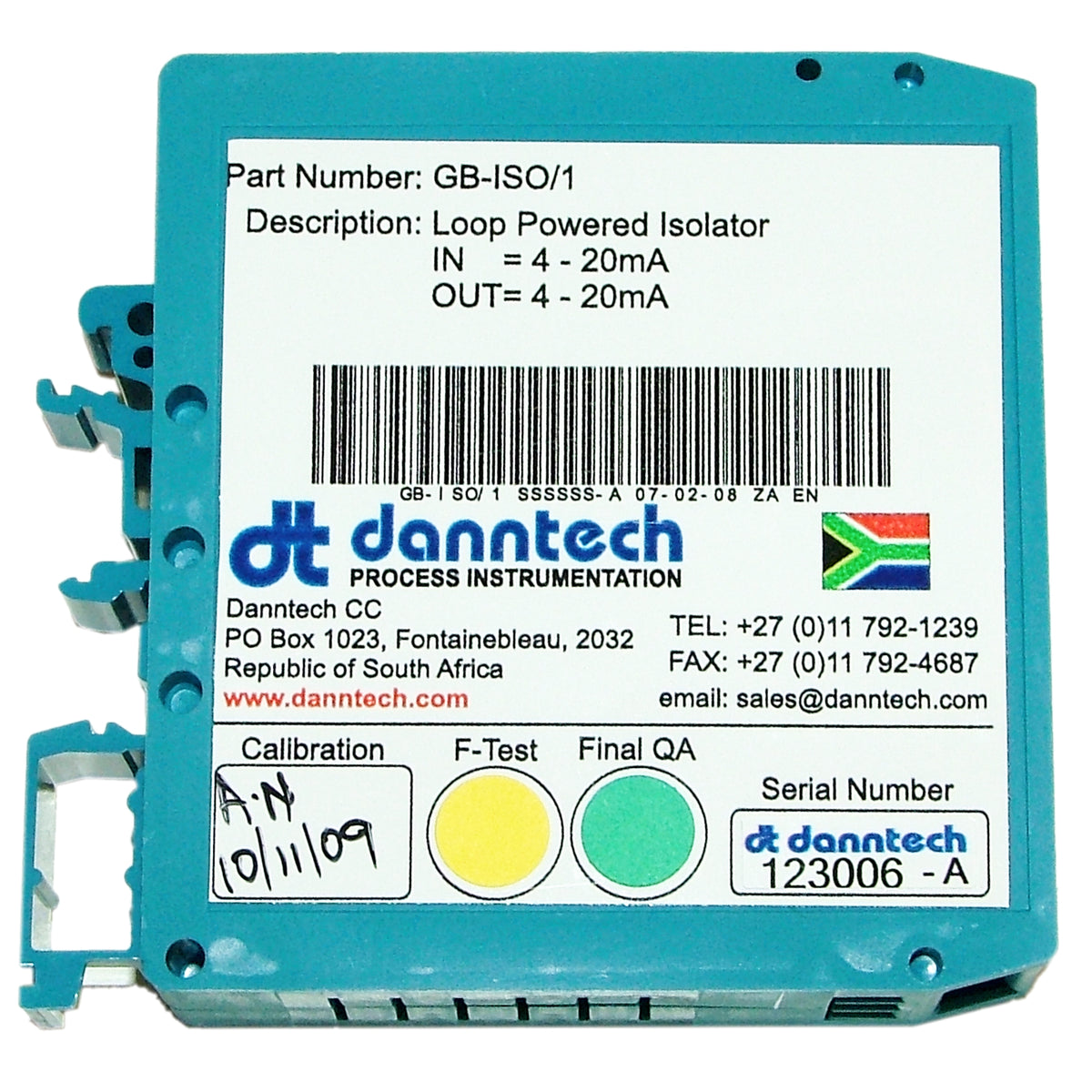 Loop Powered Process Signal Isolator – Danntech