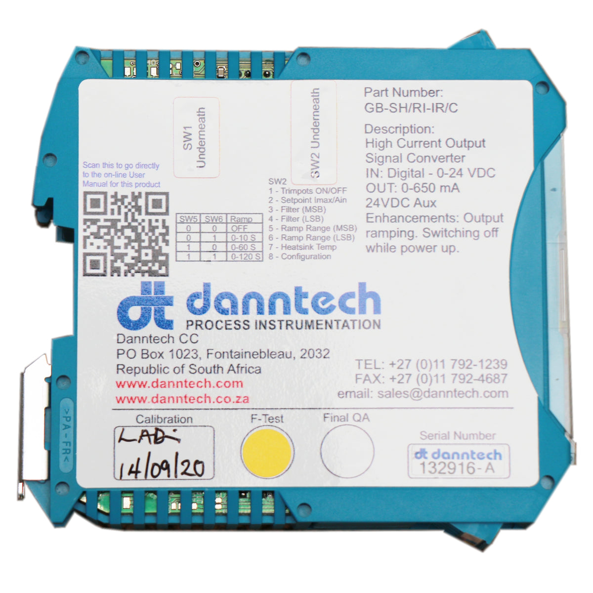 High Current Output Signal Converter – Danntech